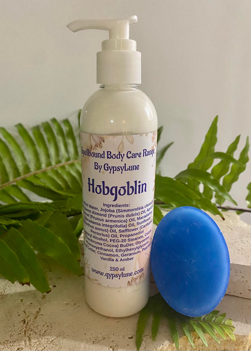 Hobgoblin Body Lotion & Crystal Soap Set – GypsyLune